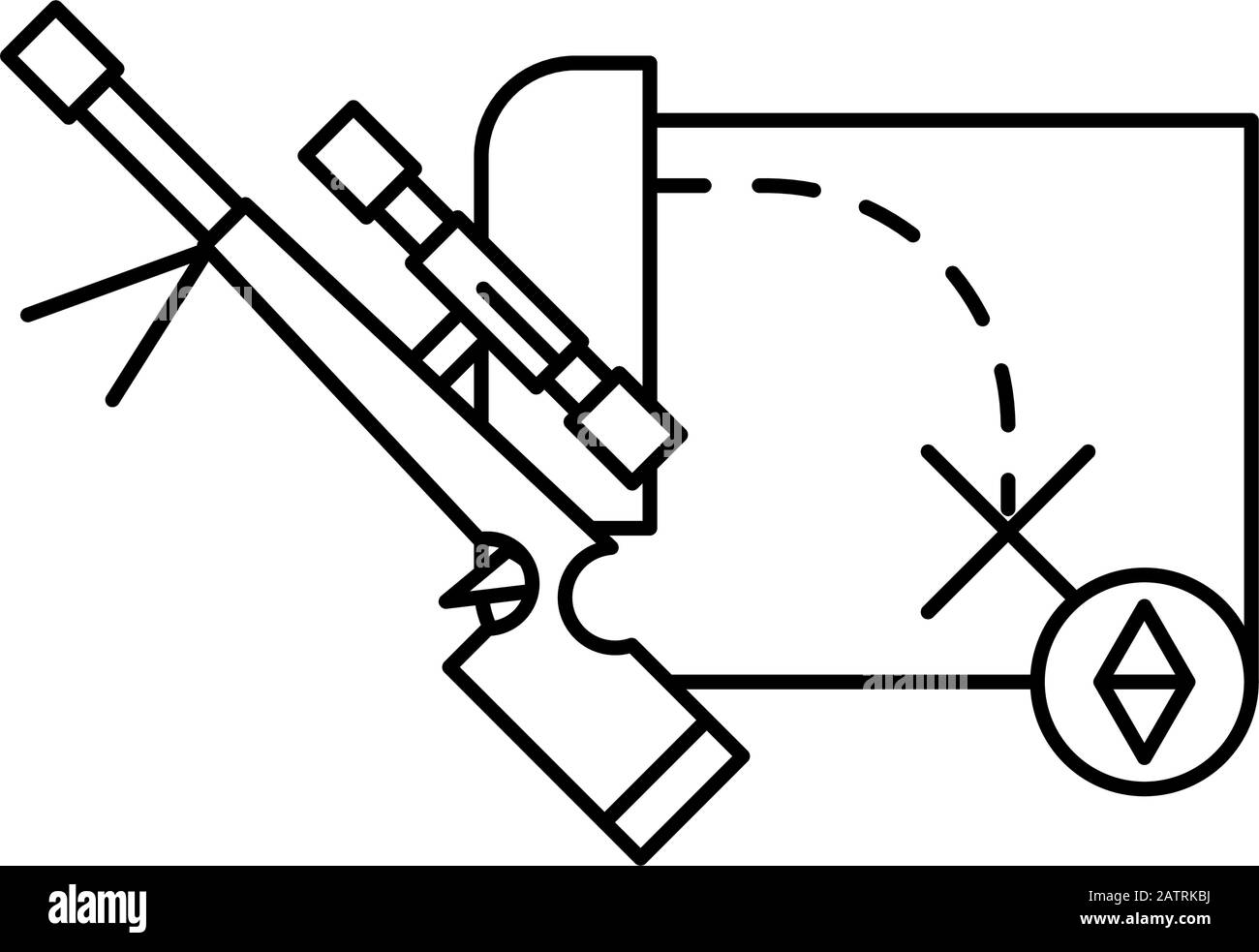 Military route Stock Vector Images - Alamy