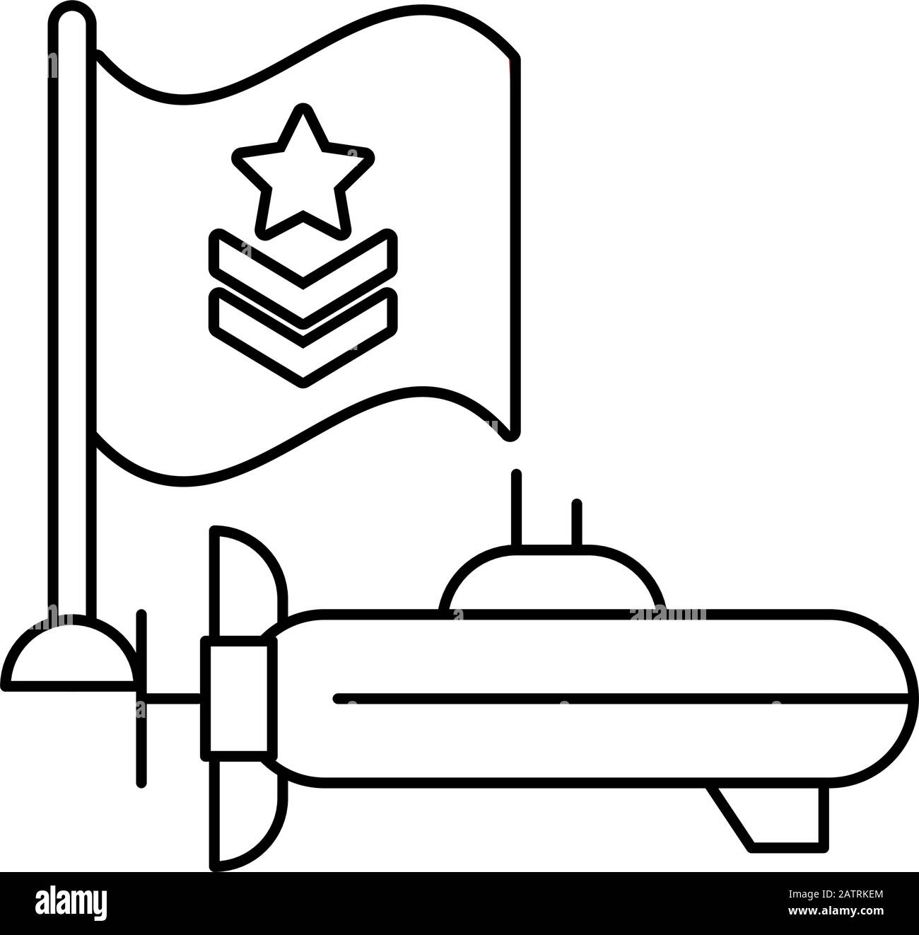 Submarine battle flag Stock Vector Images - Alamy
