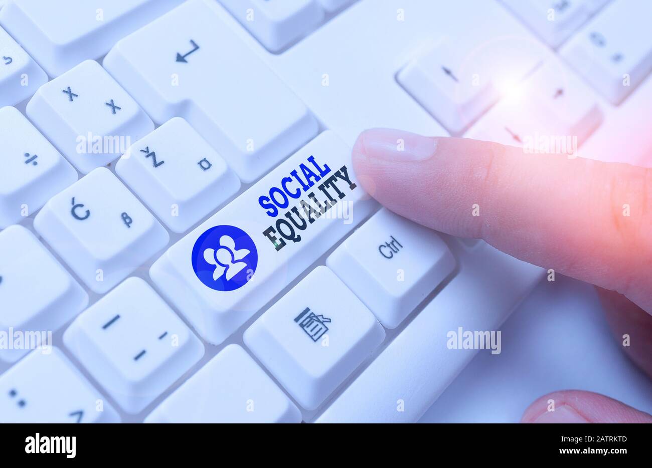 Conceptual hand writing showing Social Equality. Concept meaning ...