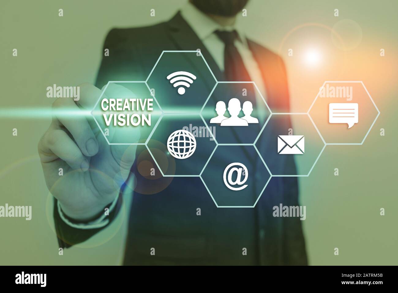 Word writing text Creative Vision. Business photo showcasing process of ...