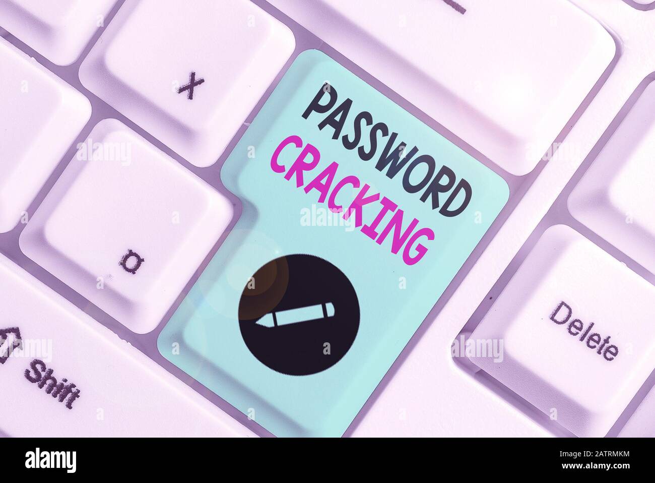 Conceptual hand writing showing Password Cracking. Concept meaning ...