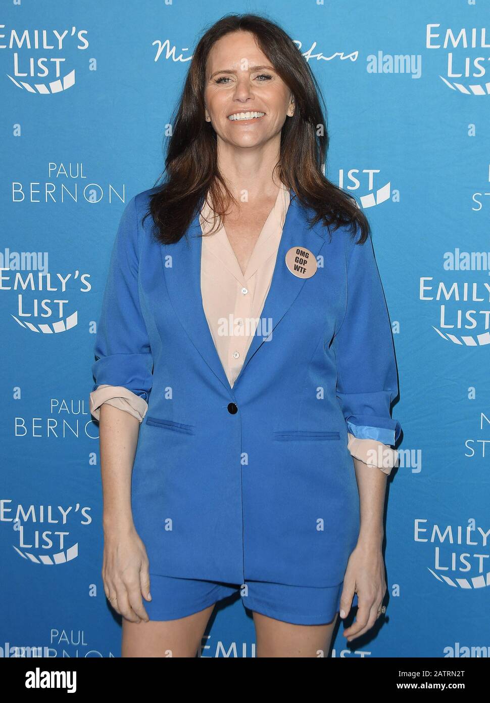 Amy Landecker arrives at EMILY's List 3rd Annual Pre-Oscars Brunch held ...