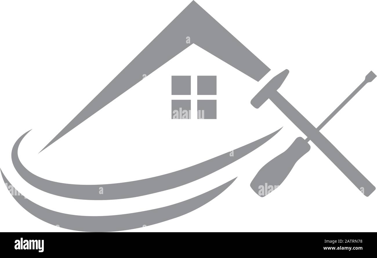 Roof hammer tool icon Stock Vector Images - Alamy