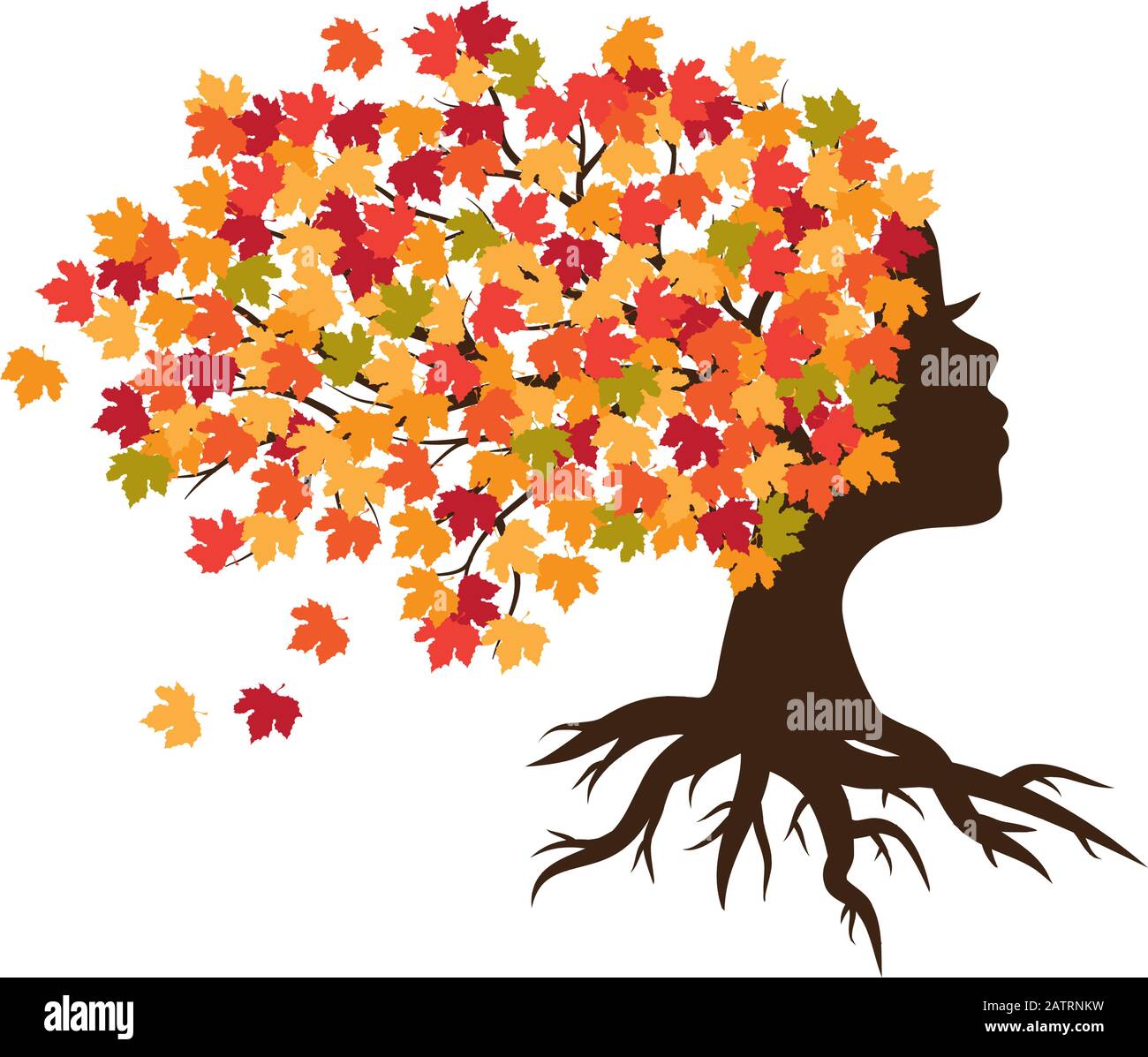 Wood face tree Stock Vector Images - Alamy