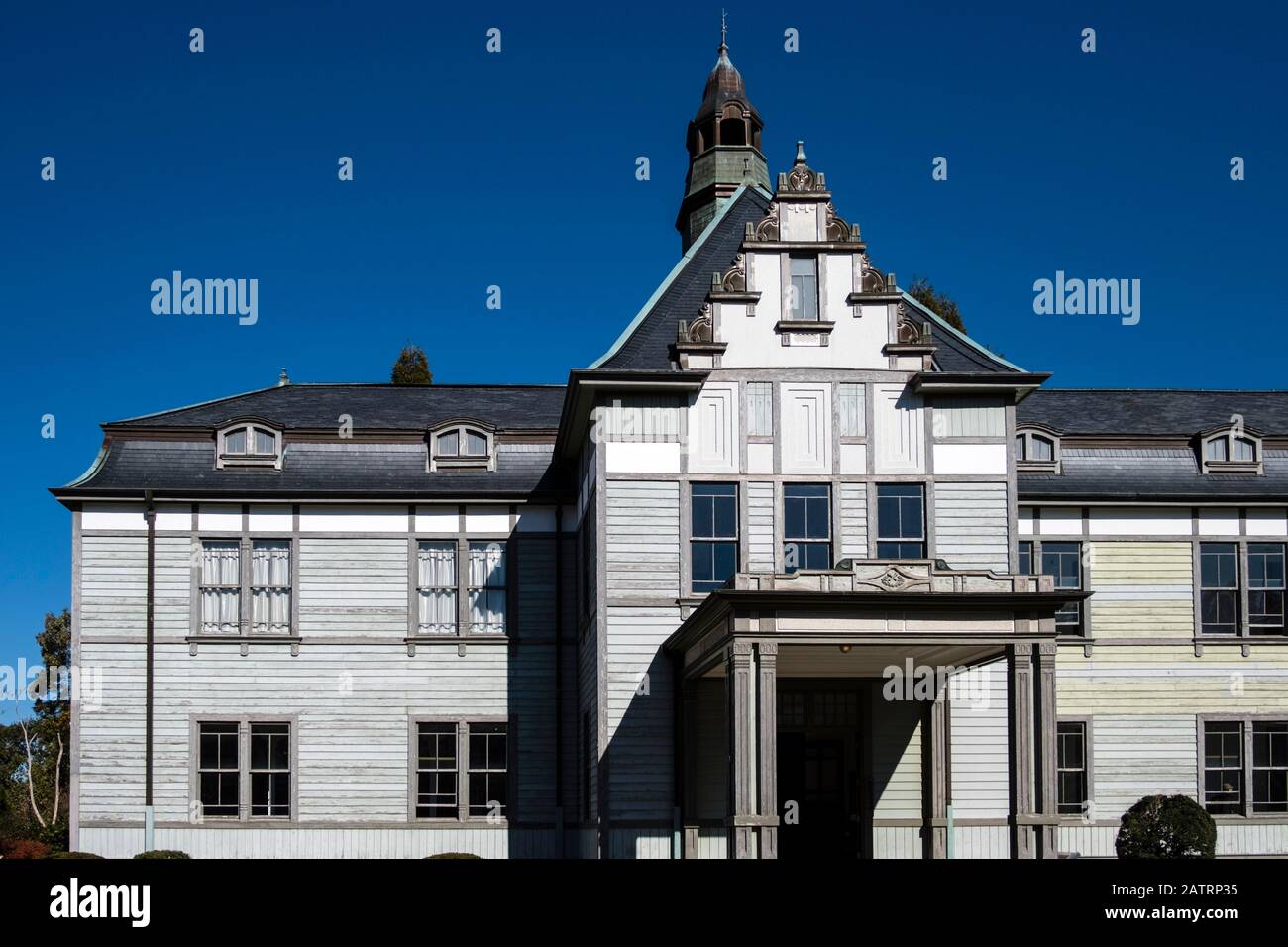 Reconstructed Kitasato Institute at Meiji Mura Museum, Japan Stock ...