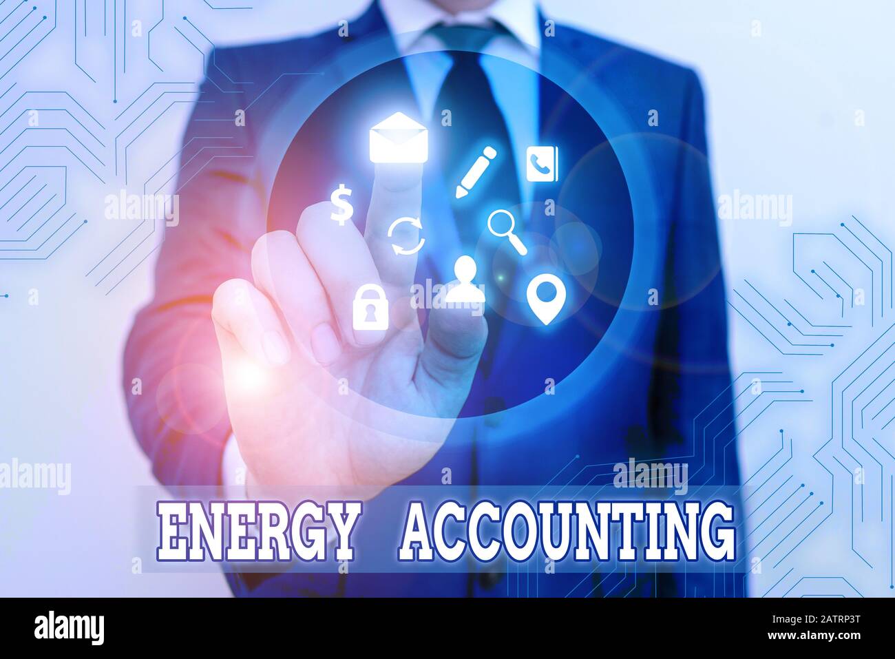 Conceptual hand writing showing Energy Accounting. Concept meaning ...