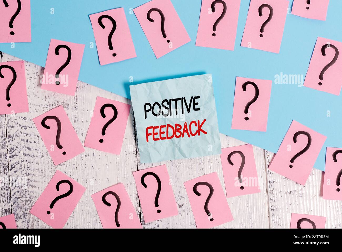 Writing note showing Positive Feedback. Business concept for good and ...