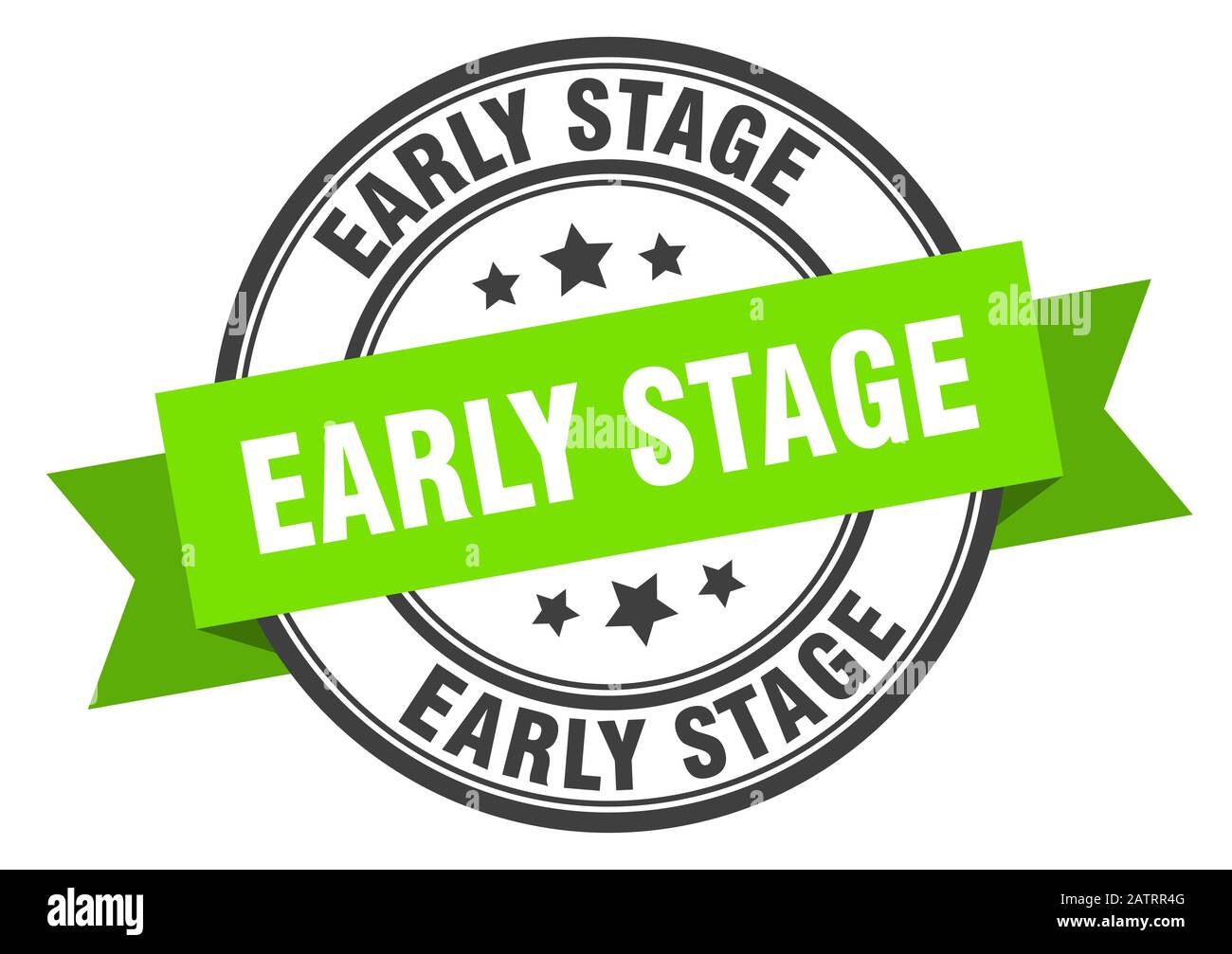 early stage label. early stageround band sign. early stage stamp Stock ...