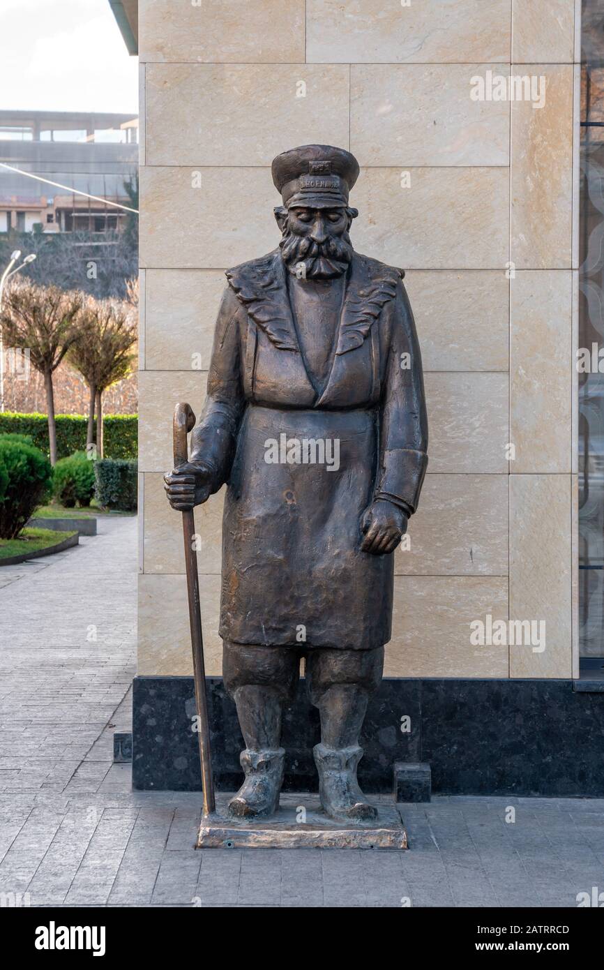 Tbilisi, Georgia 22 January 2020 - Statue of Tbilisi janitor Stock ...