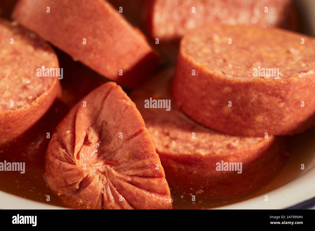 Hot Bologna, a classic cured and pickled sausage from Coal Country in ...