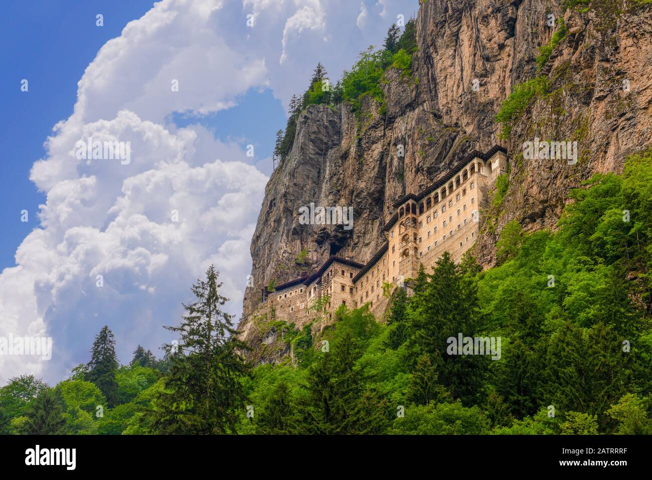 Sumela Monastery in Trabzon, Turkey. Greek Orthodox Monastery of Sumela ...