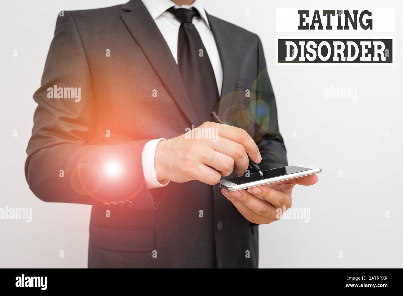 Conceptual hand writing showing Eating Disorder. Concept meaning ...