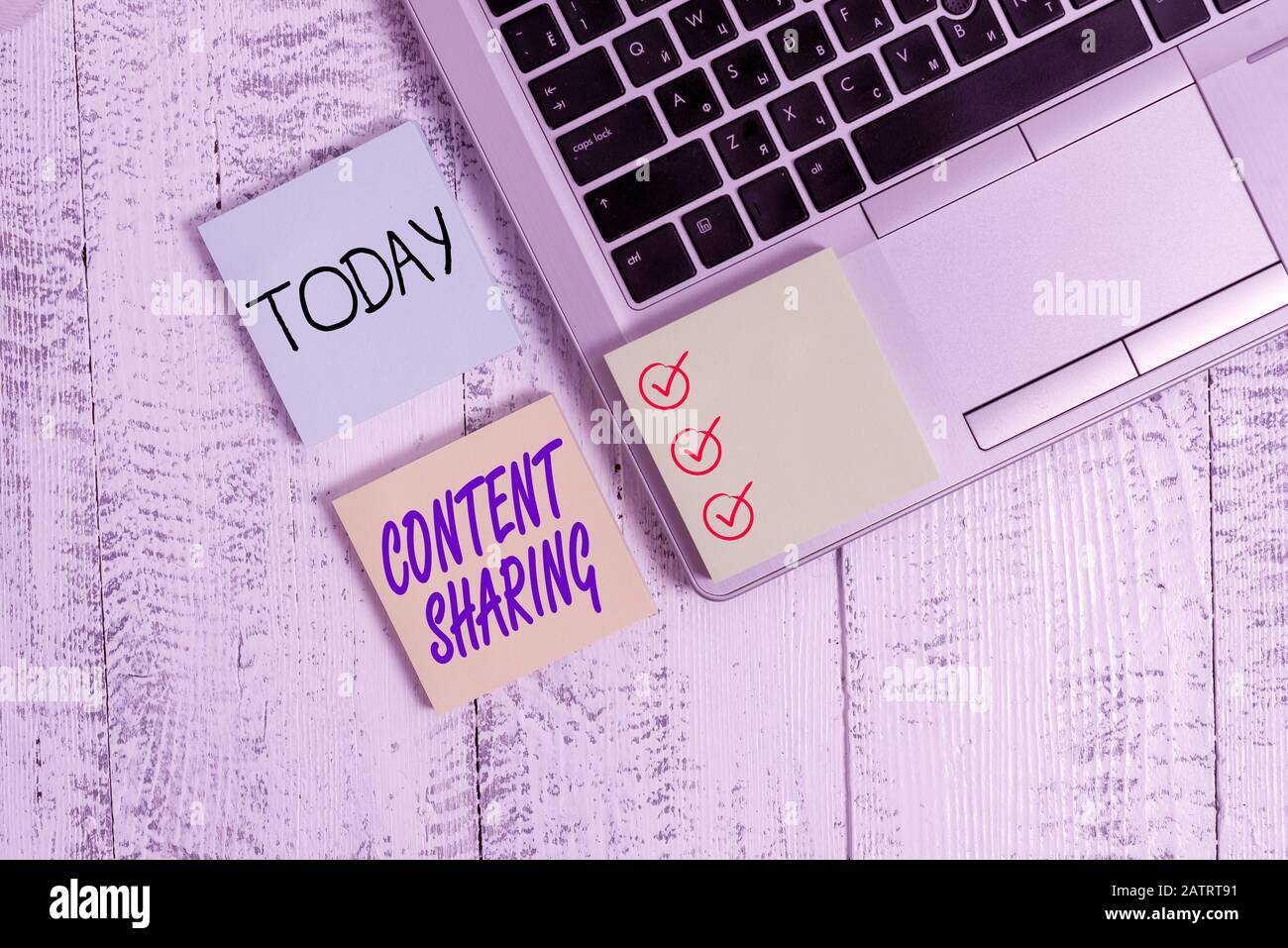 Conceptual hand writing showing Content Sharing. Concept meaning ...