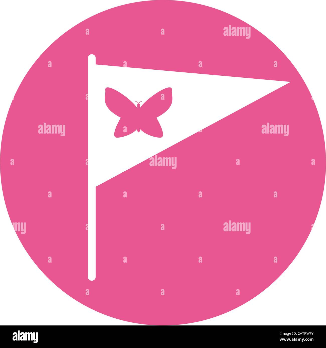 Butterfly inside flag design of Zero discrimination day awareness help ...