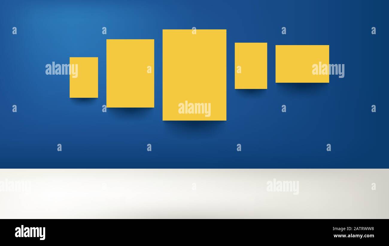 Studio photo yellow background Stock Vector Images - Alamy