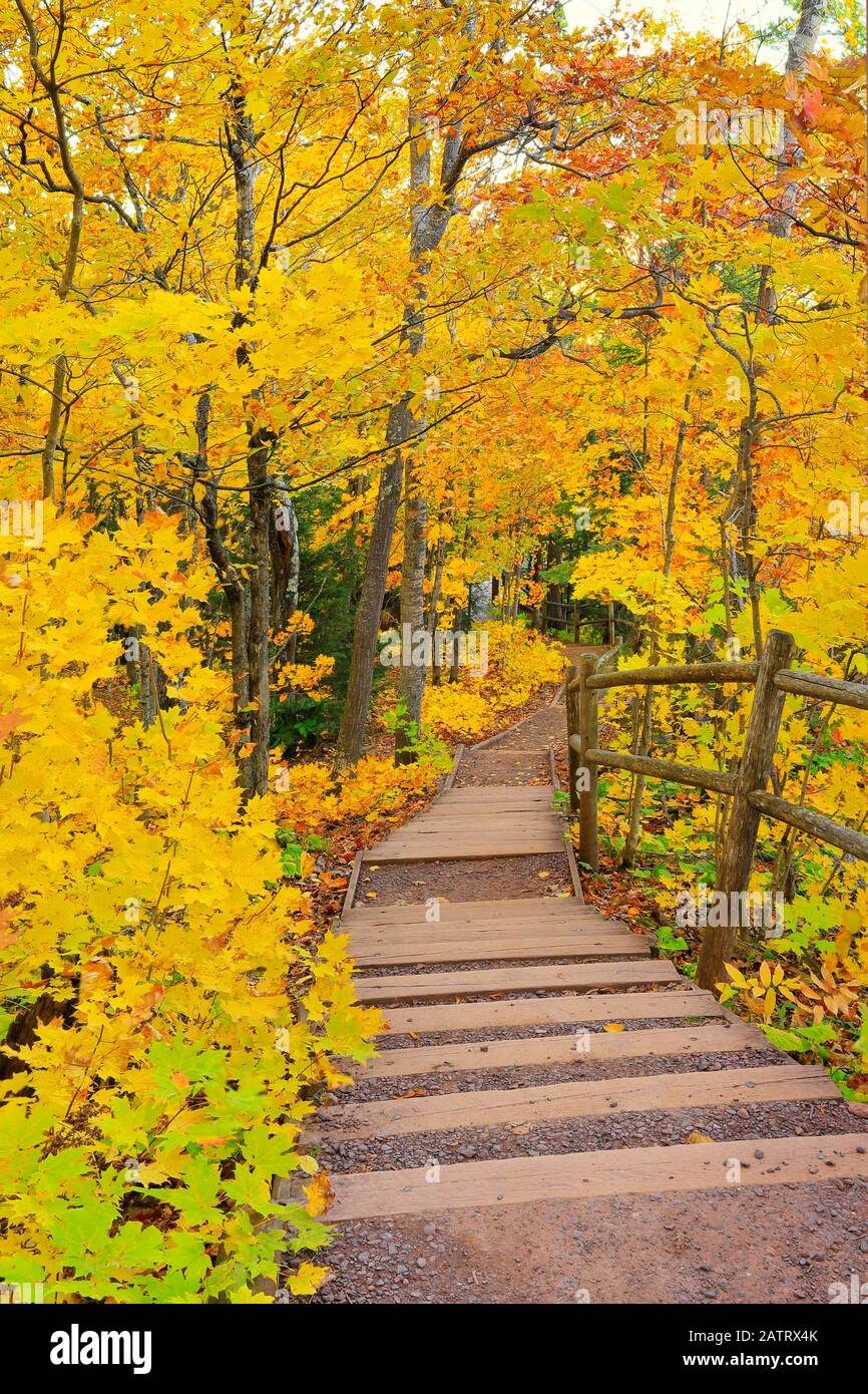 Escarpment Trail, Lake of the Clouds, Porcupine Mountains Wilderness ...