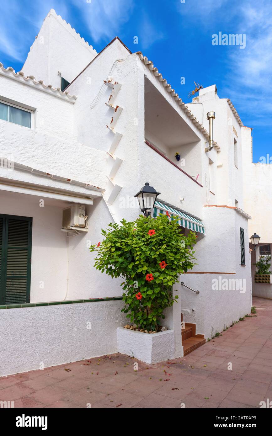 Traditional houses decorated flowers in hi-res stock photography and ...