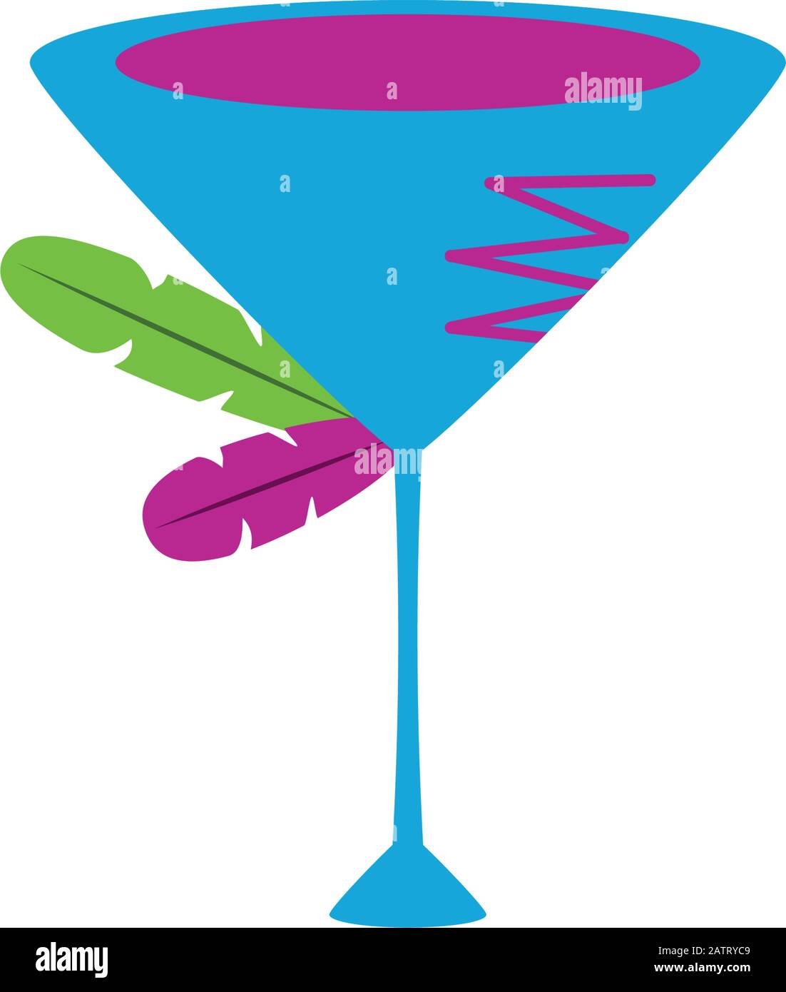 Cocktail glass design, Alcohol drink bar beverage liquid menu surprise ...