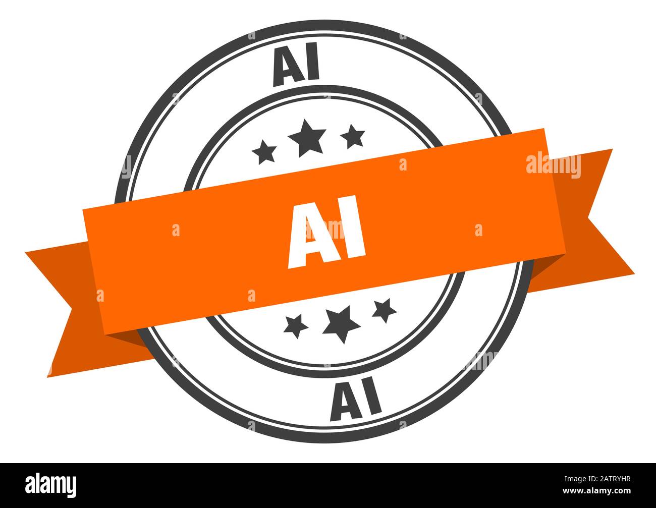 ai label. airound band sign. ai stamp Stock Vector Image & Art - Alamy