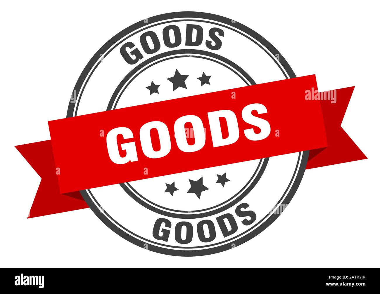 goods label. goodsround band sign. goods stamp Stock Vector Image & Art ...