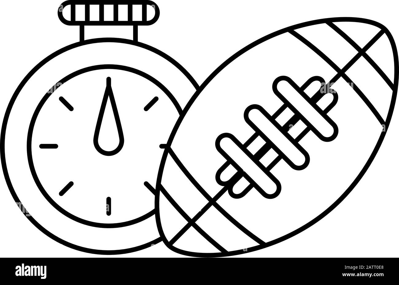 Soccer time clock Cut Out Stock Images & Pictures - Alamy