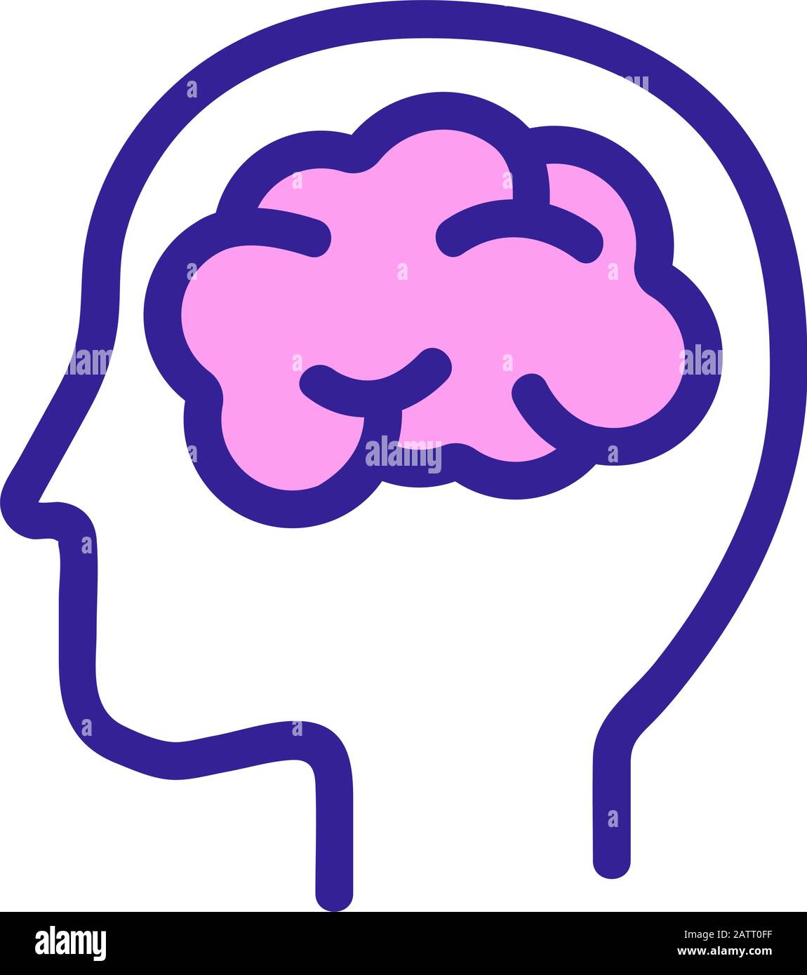 analytical mindset icon vector. Isolated contour symbol illustration ...