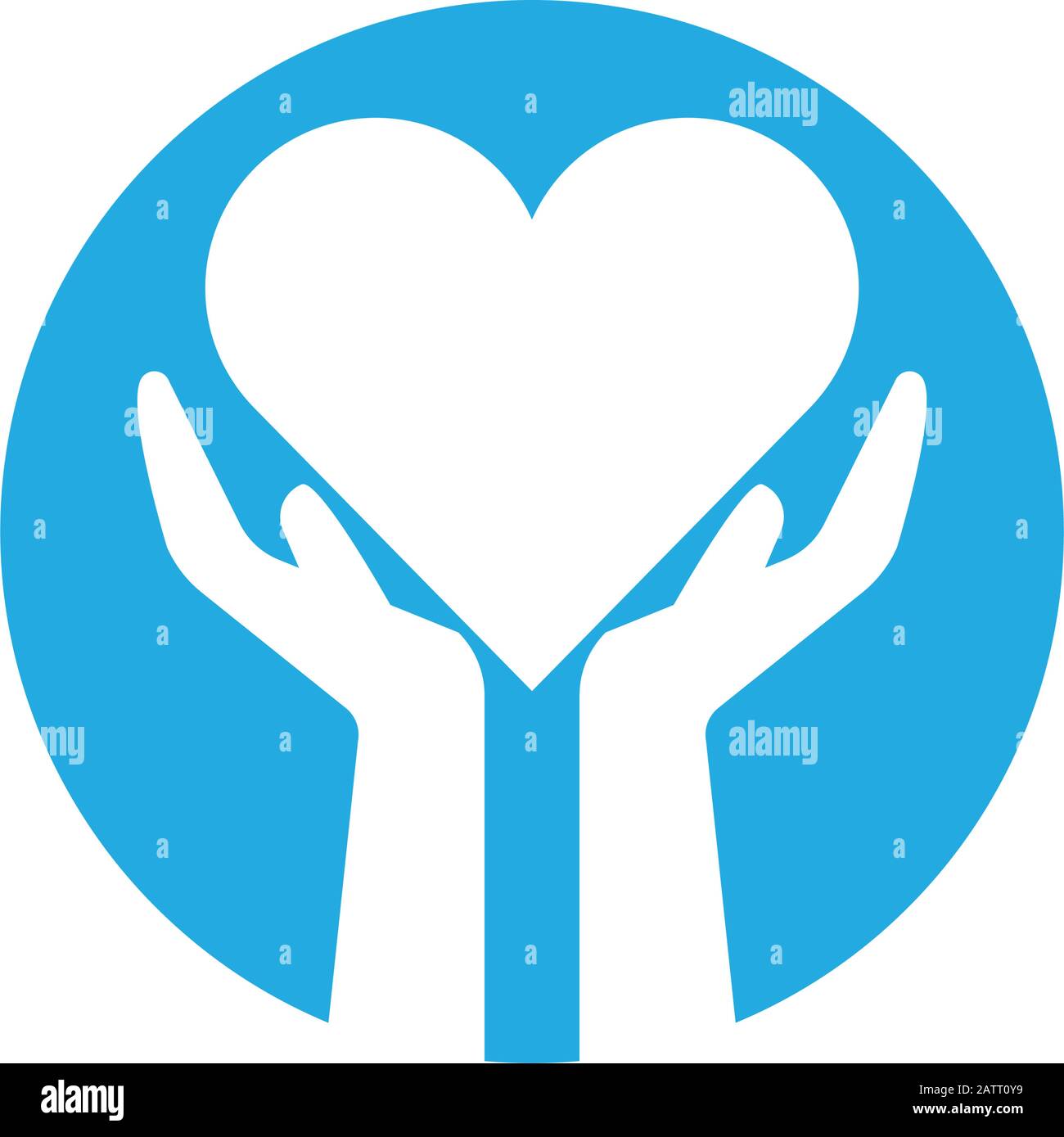 Heart over hands design of love passion romantic valentines day wedding ...