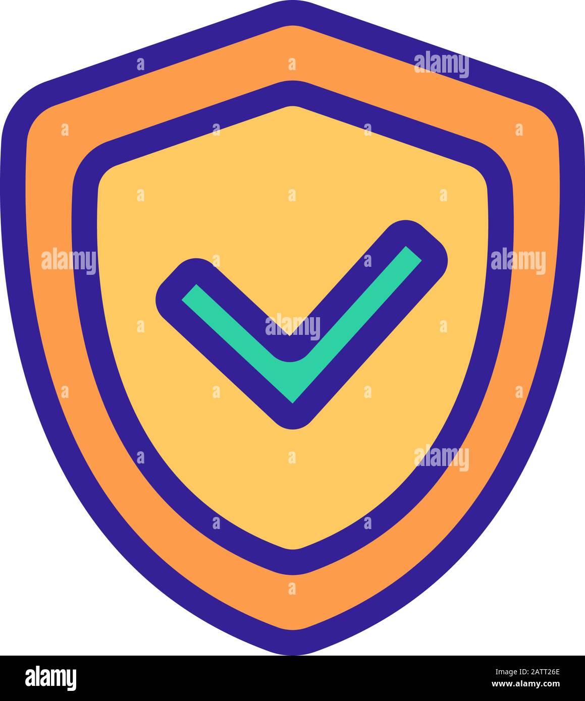 https protocol vector vector. Isolated contour symbol illustration ...
