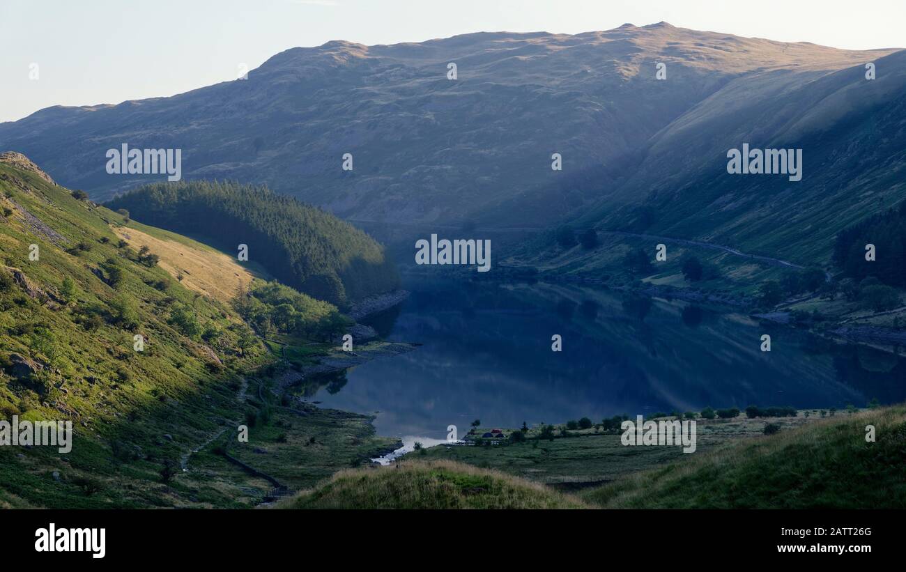 Early Morning Sun on The Rigg with Swindale Common above, Haweswater ...