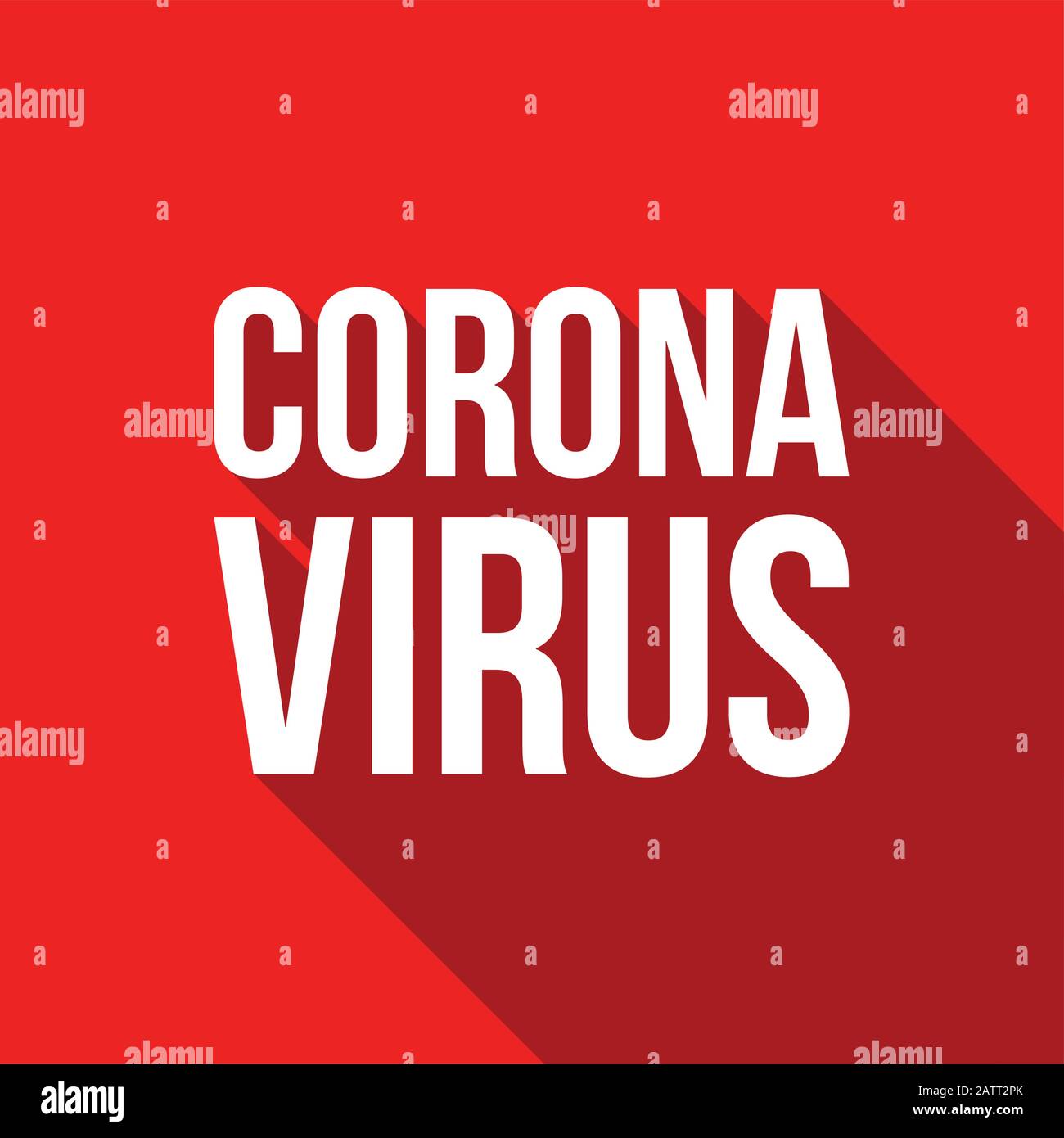 Corona Virus Warning red sign Stock Vector Image & Art - Alamy