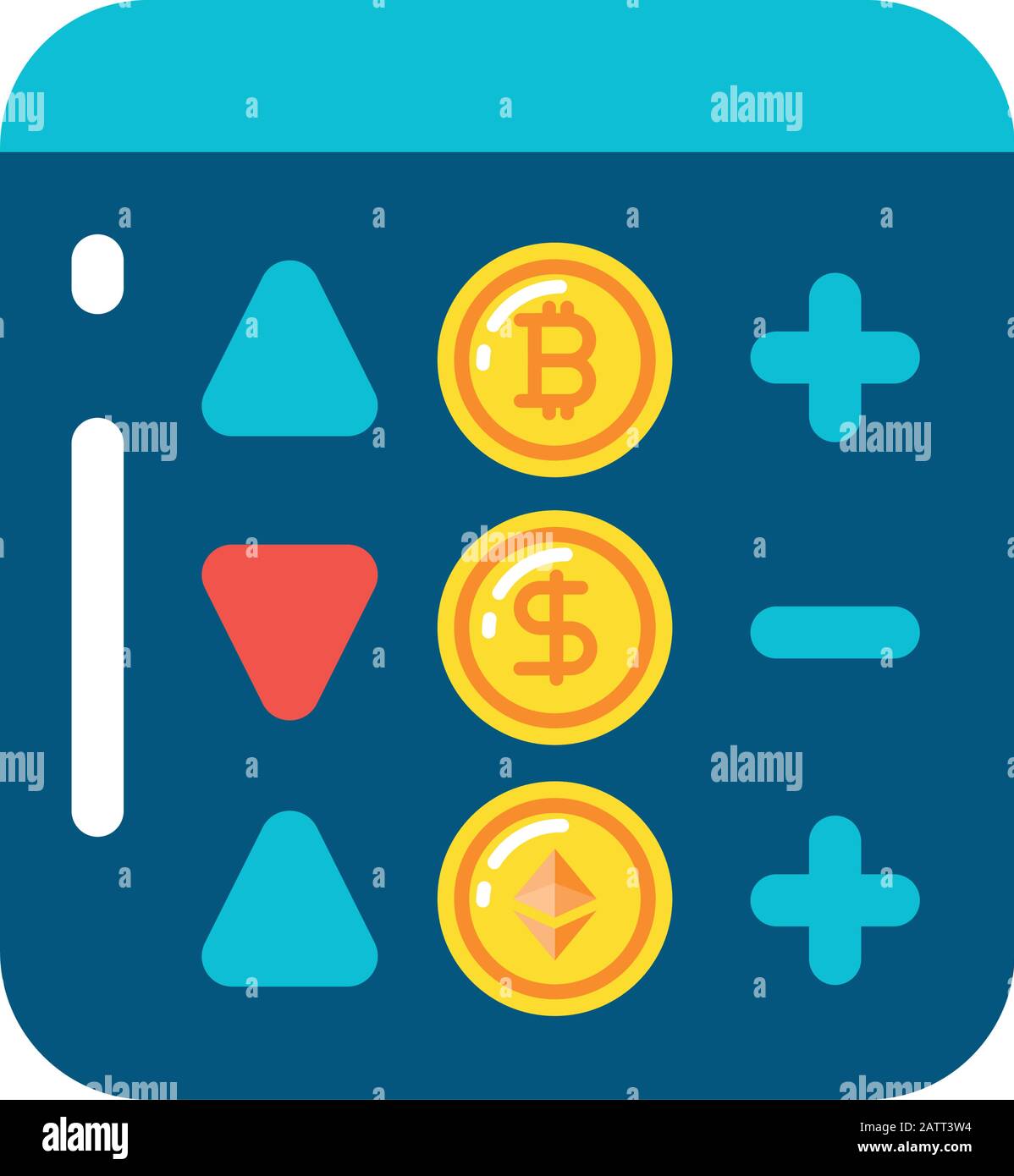 Bitcoin plus Stock Vector Images - Alamy