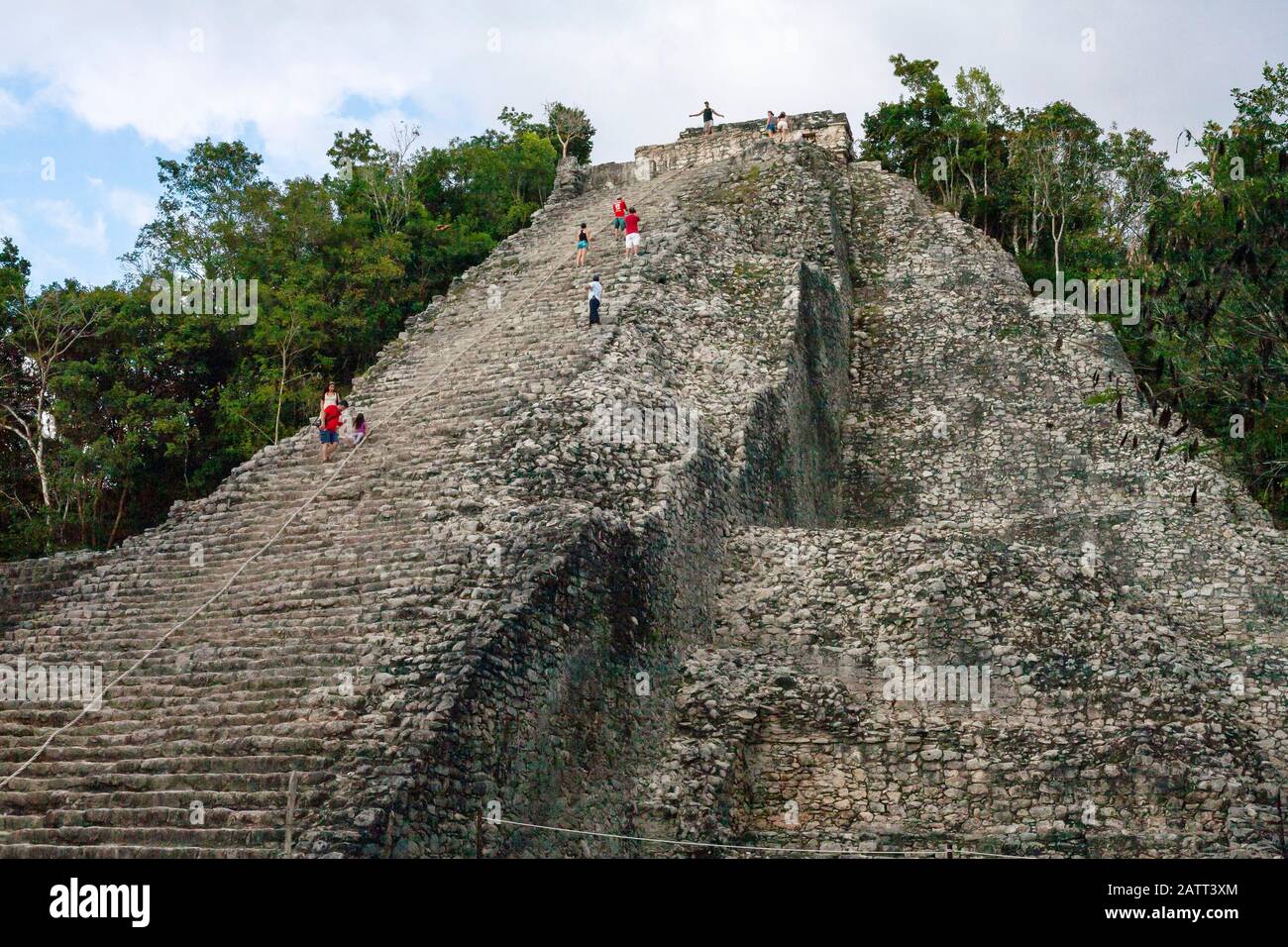 The ancient Mayan Ruins at Coba, Quintana Roo, Mexico Stock Photo - Alamy