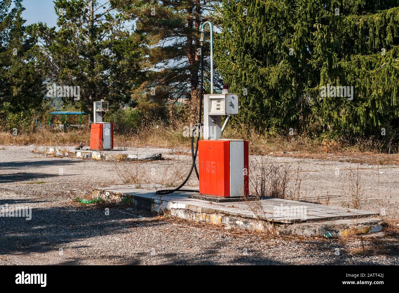 Former diesel filling station hi-res stock photography and images - Alamy