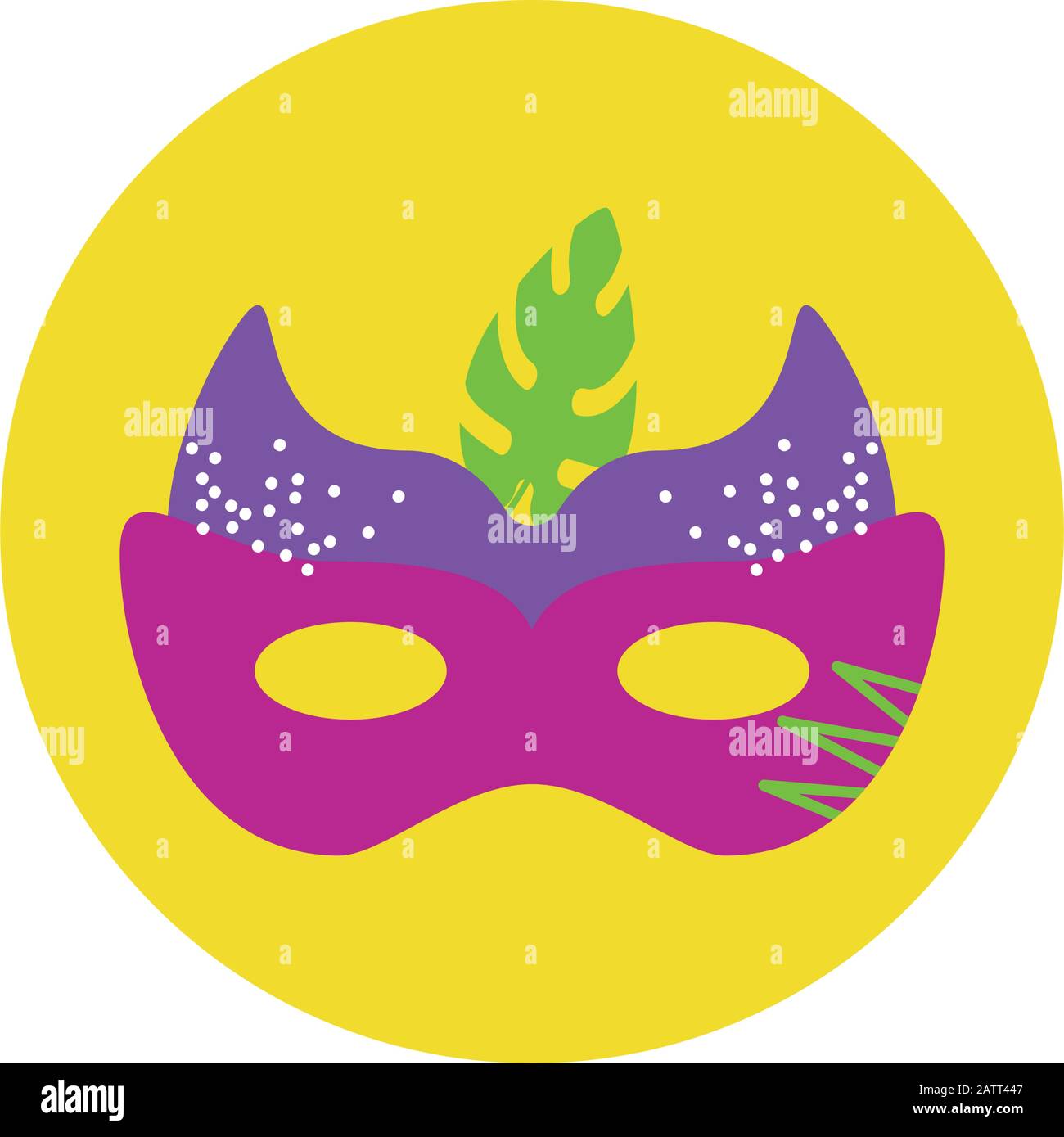 Mask with leaf design, Party celebration event happy birthday holiday ...