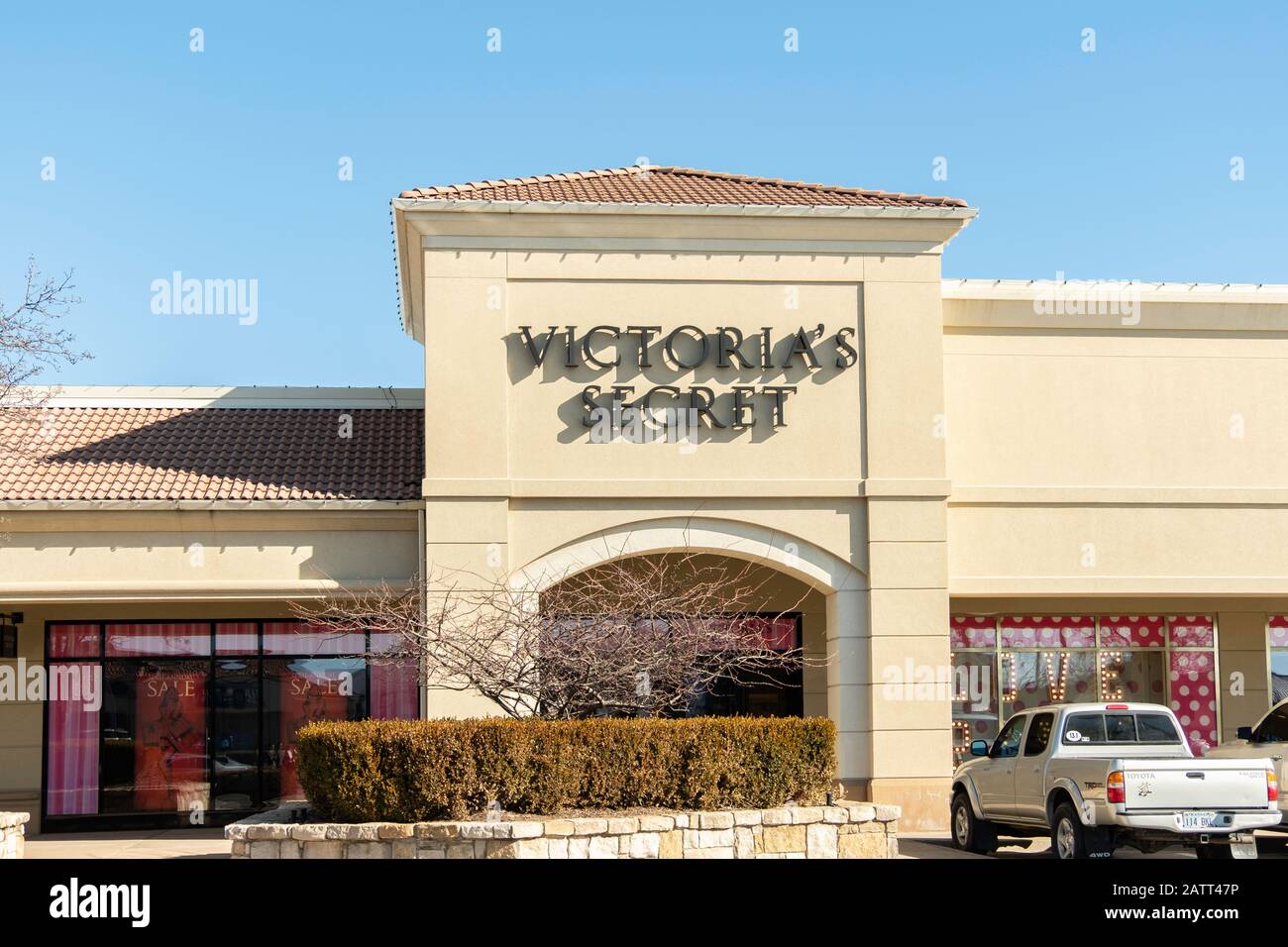Exterior and storefront of Victoria's Secret store in Bradley Fair ...