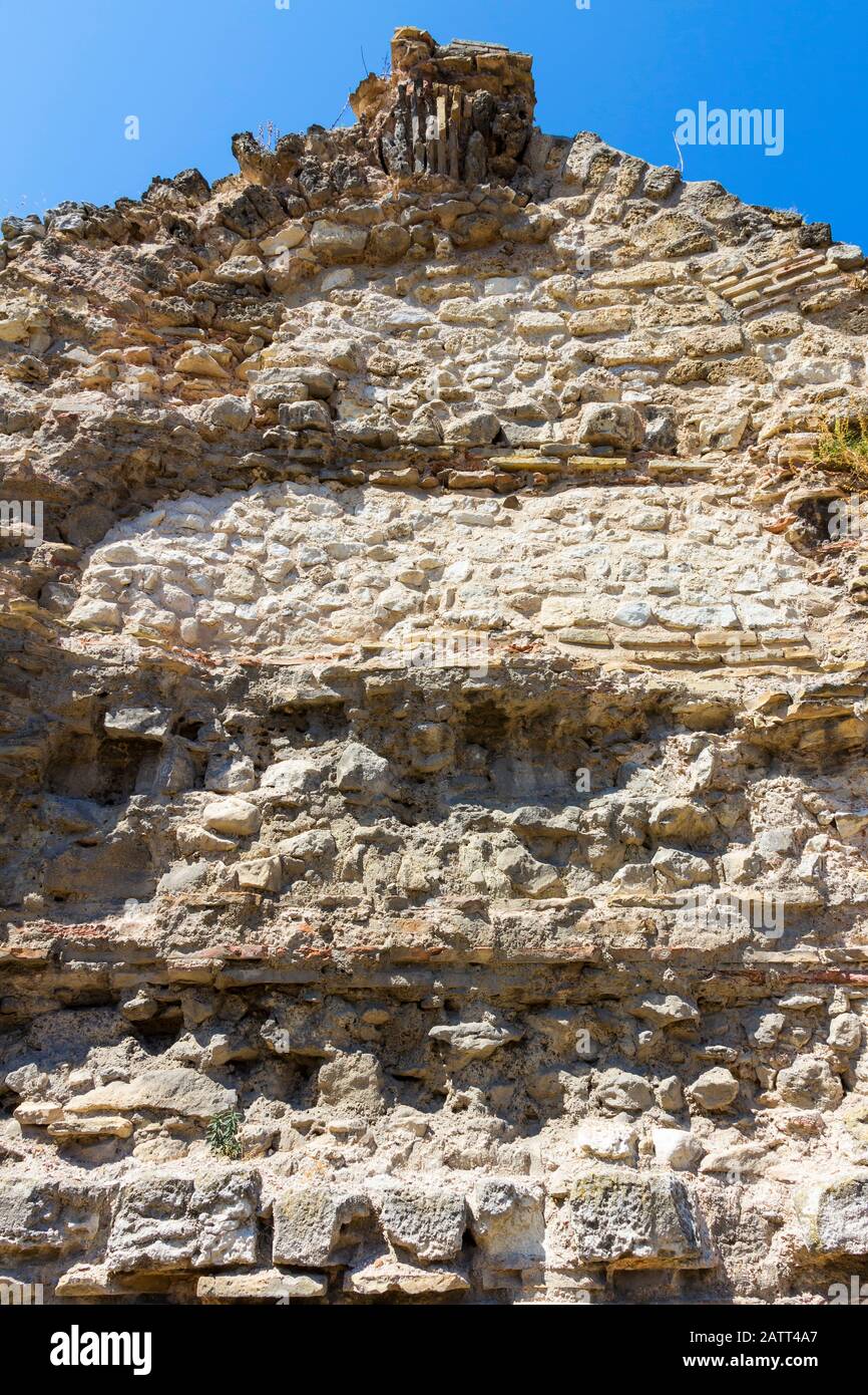 Ancient Roman bathing (thermae) in Varna, port city at Black Sea in ...