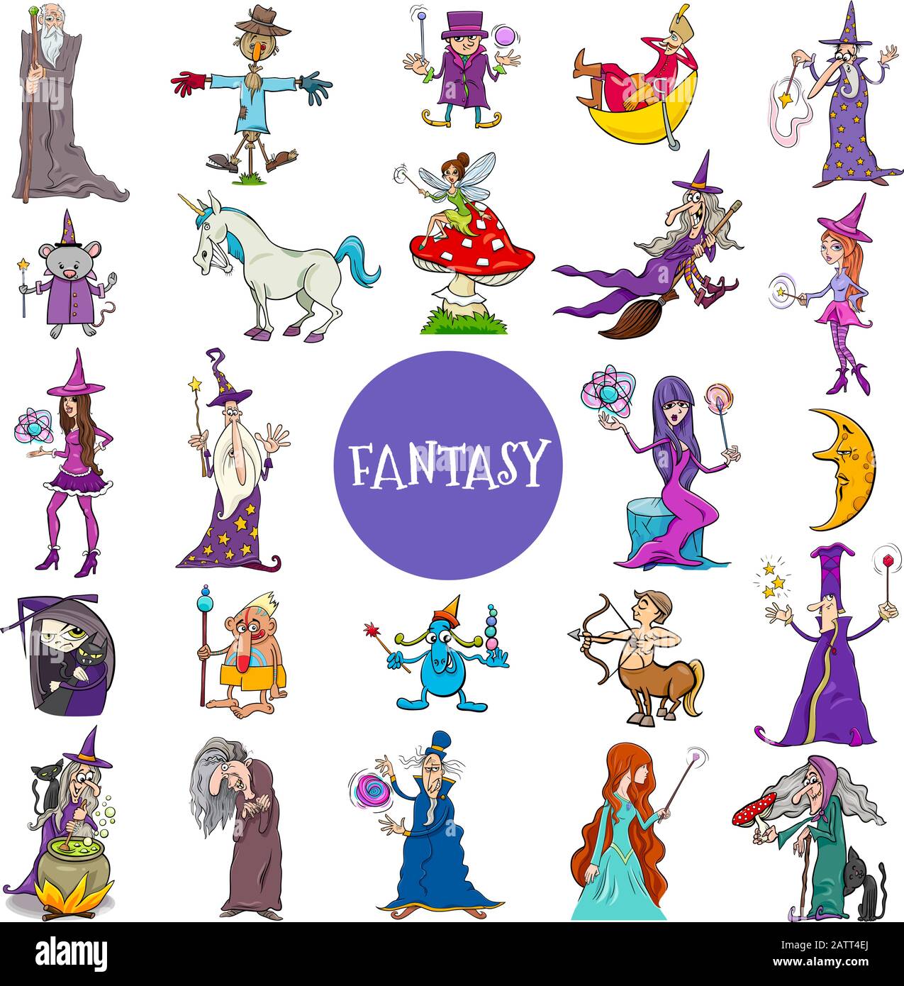 Fantasy set Stock Vector Images - Alamy