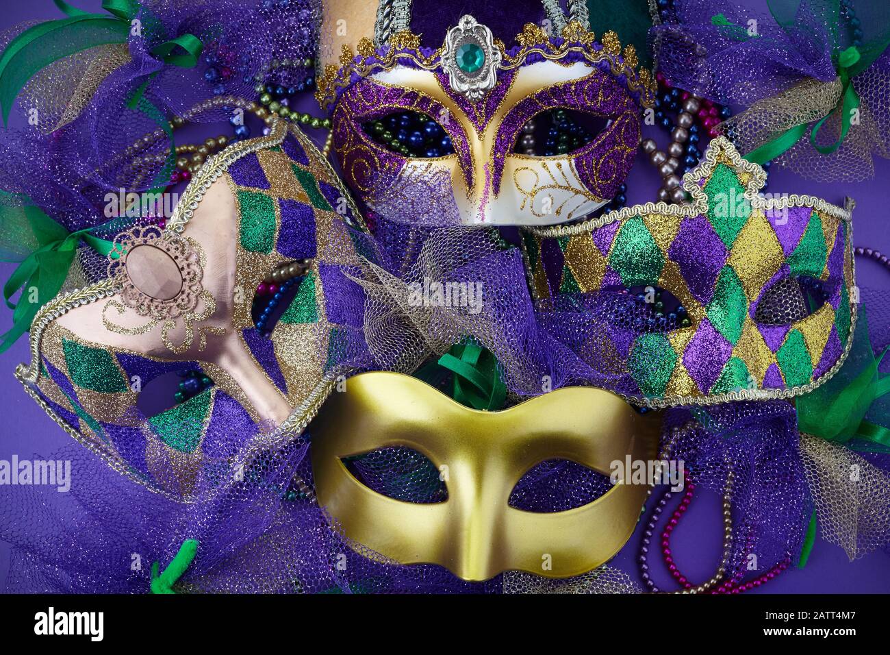 Purple Masquerade Background