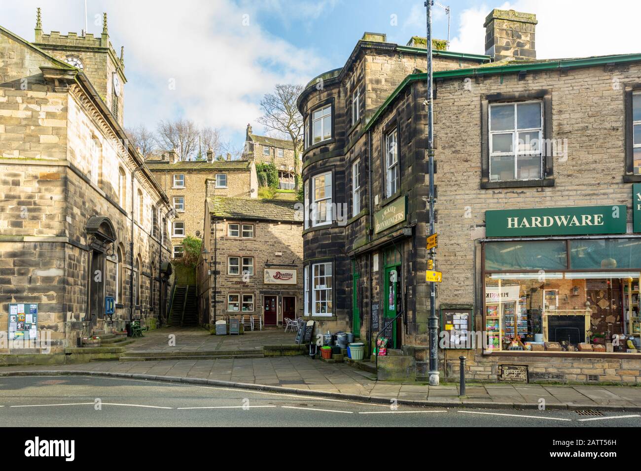 Sid's cafe, Holmfirth, West Yorkshire, UK, the location of Ivy's cafe ...