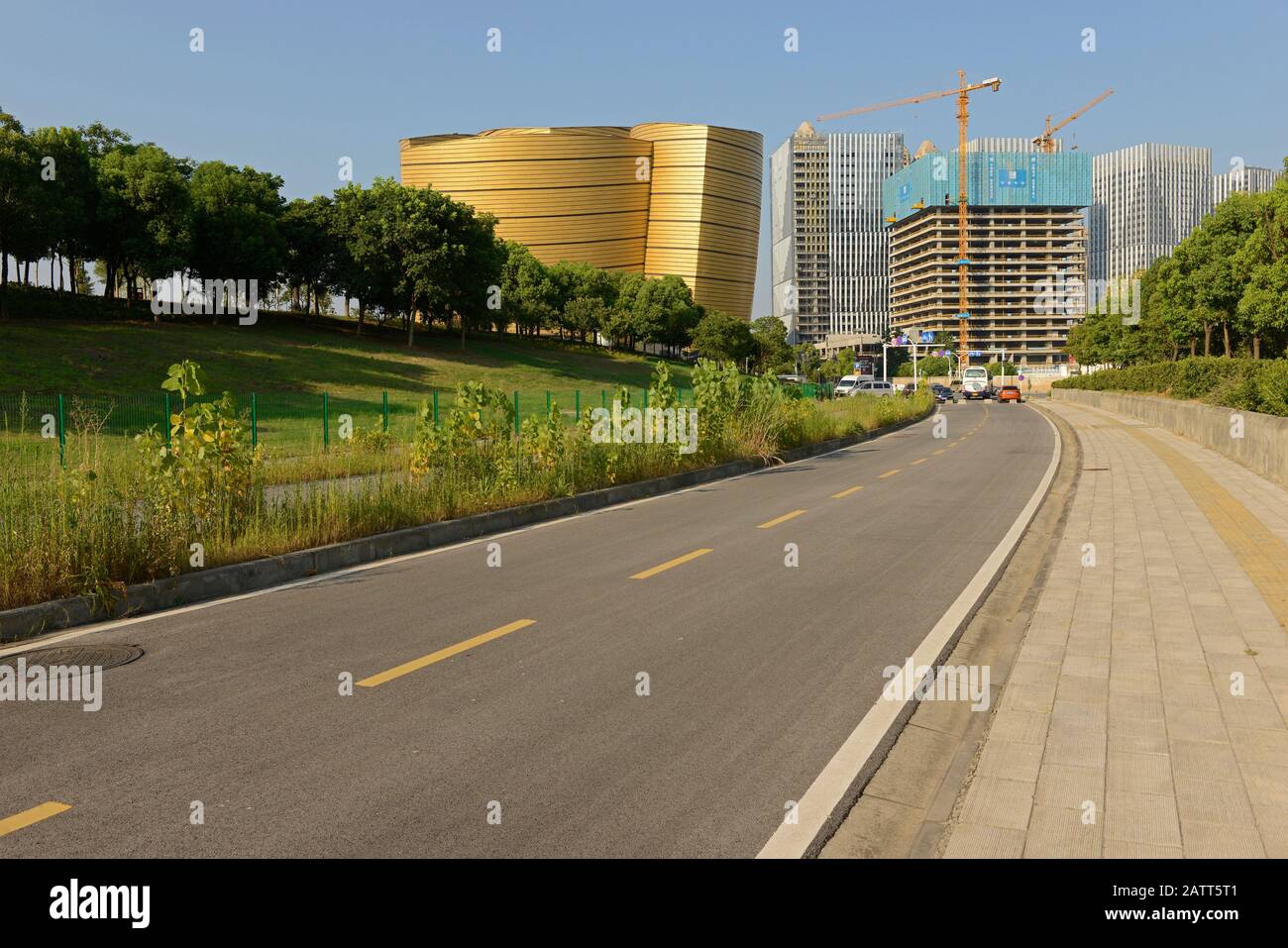 Wanda movie theatre and theme park, Wuchang, Wuhan, China Stock Photo ...
