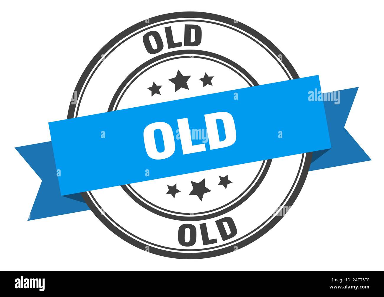 old label. oldround band sign. old stamp Stock Vector Image & Art - Alamy
