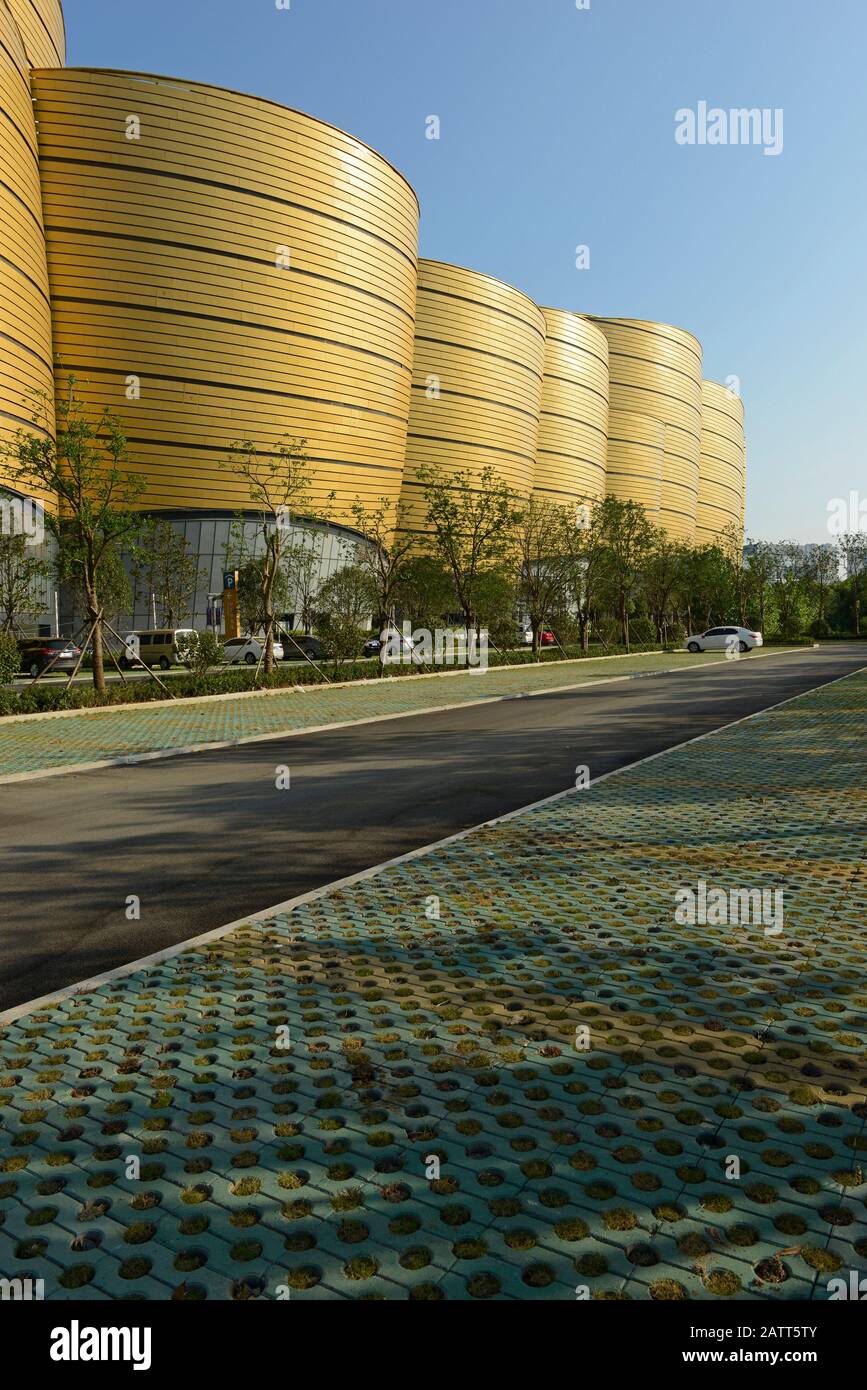 Wanda movie theatre and theme park, Wuchang, Wuhan, China Stock Photo ...