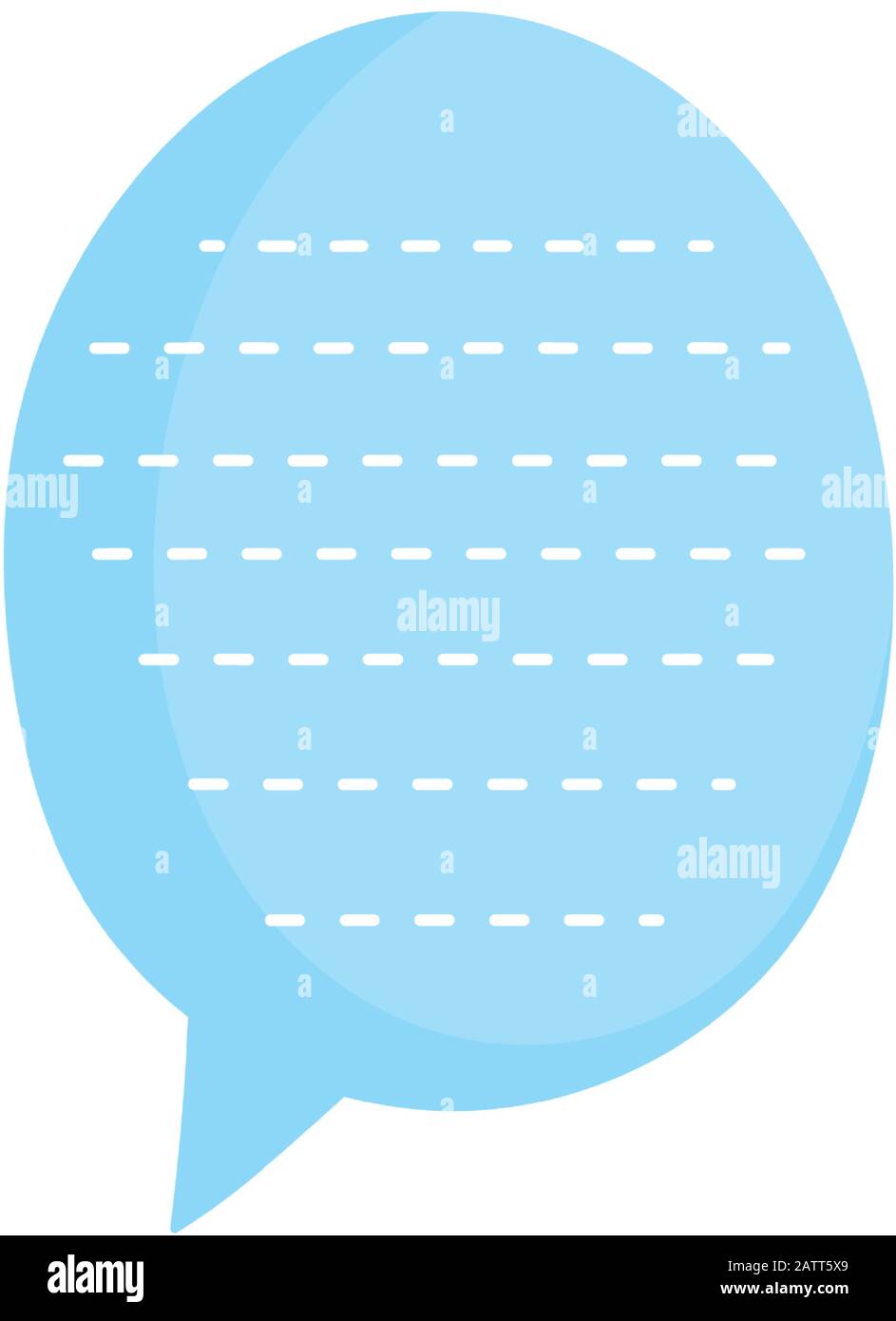 blue speech bubble pointed lines icon cartoon vector illustration Stock ...