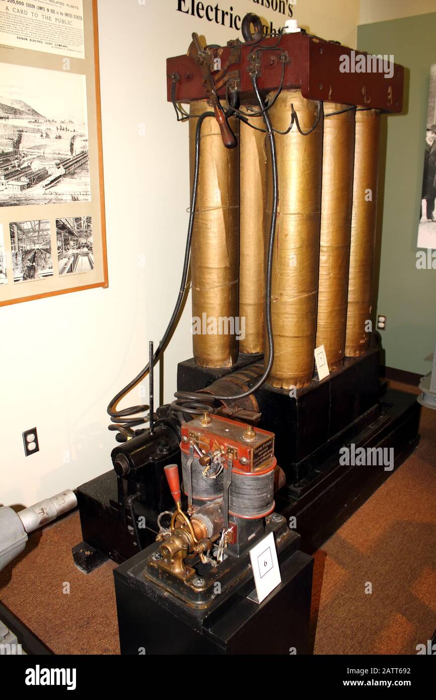 Edison generator hi-res stock photography and images - Alamy