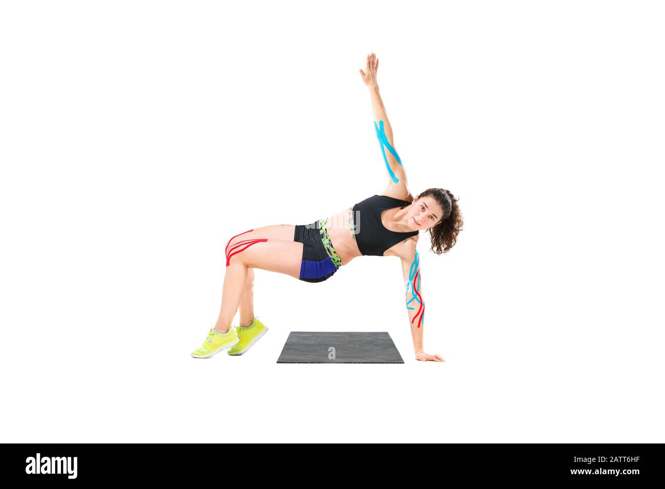 Kinesiology tape, use athlets. Kinesiology sport taping. Theme ...