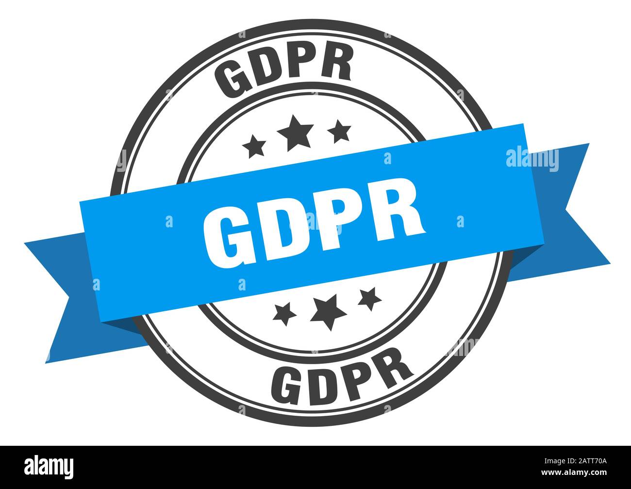 gdpr label. gdprround band sign. gdpr stamp Stock Vector Image & Art ...