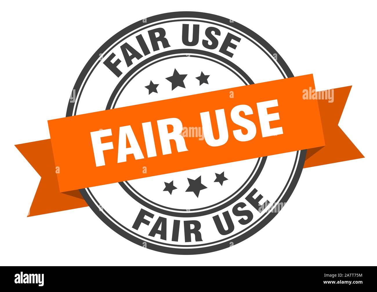 fair use label. fair useround band sign. fair use stamp Stock Vector ...