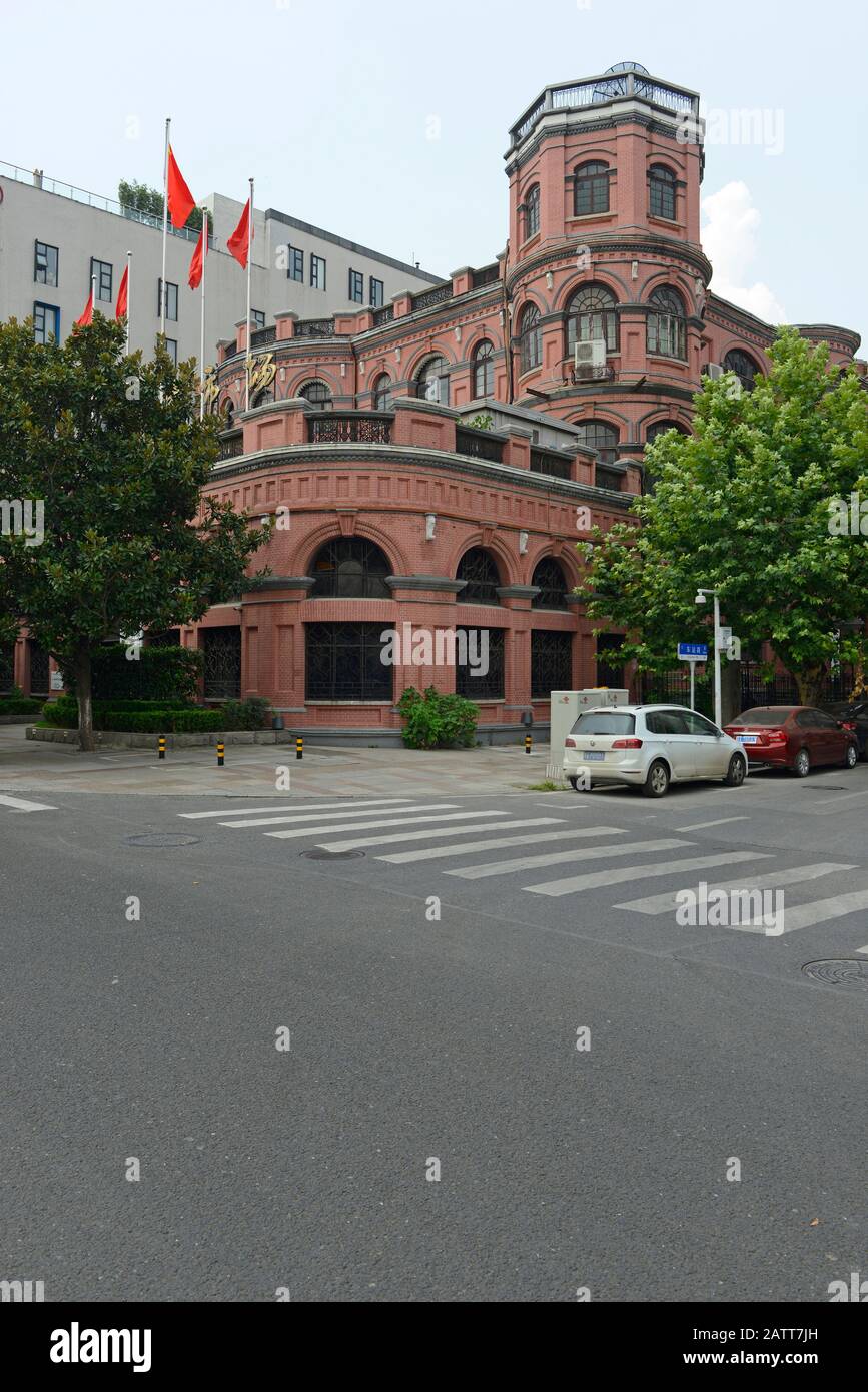 Colonial-era building, the bund, Hankou, Wuhan, China Stock Photo - Alamy