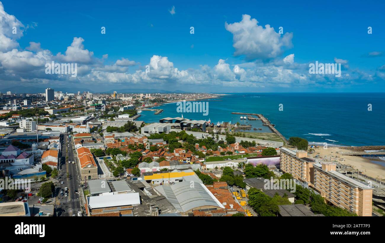 Fortaleza city, Ceara state, Brazil South America. A city with lots of ...