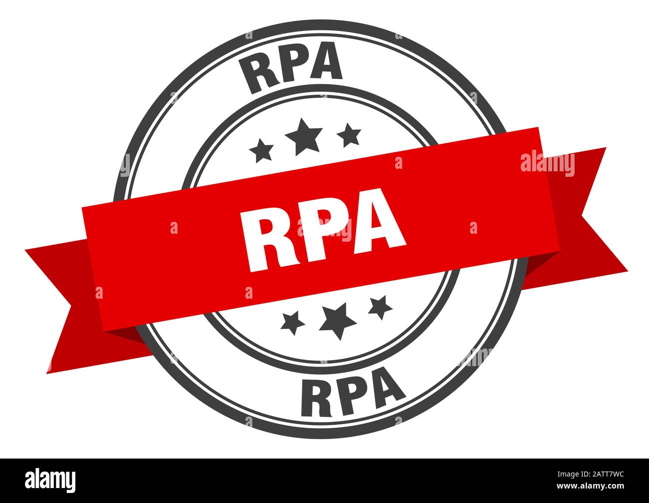 rpa label. rparound band sign. rpa stamp Stock Vector Image & Art - Alamy